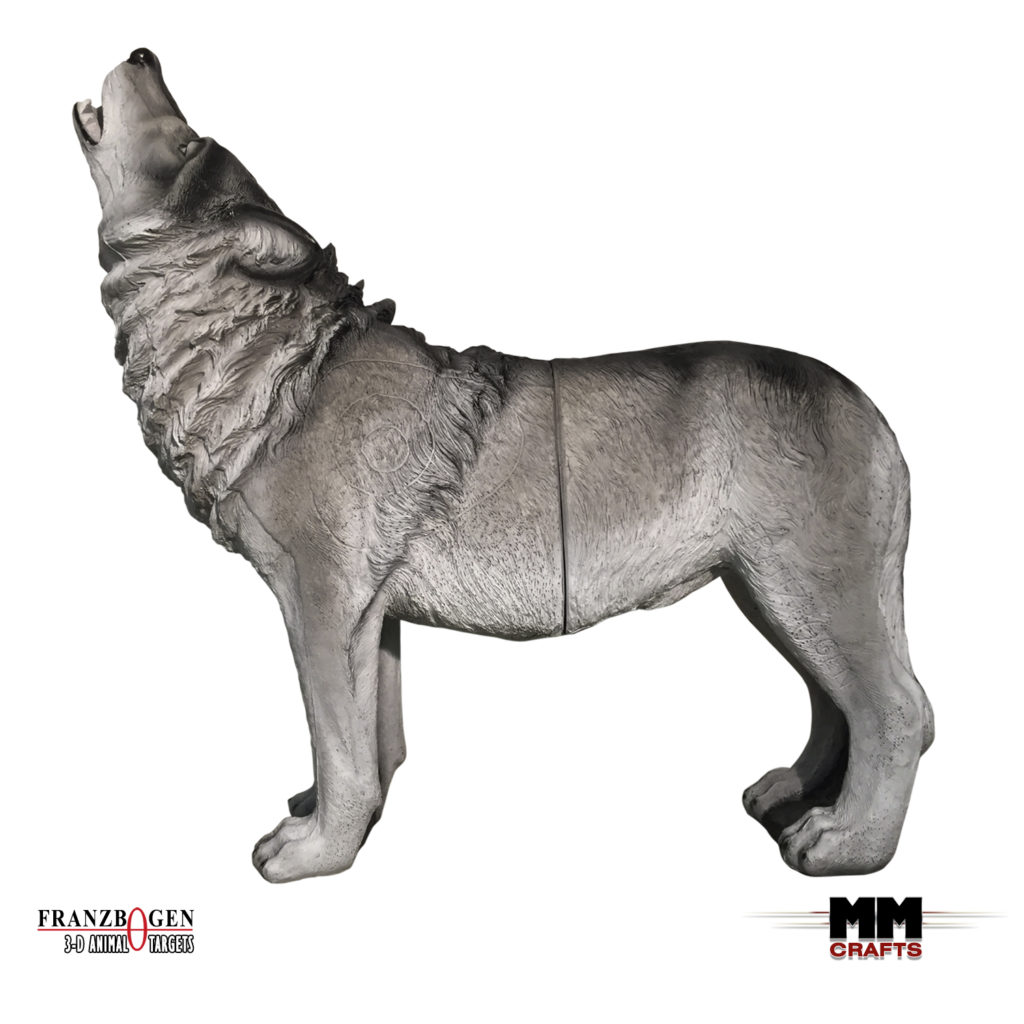 Franzbogen 3D Target Wolf, heulend - MMCRAFTS