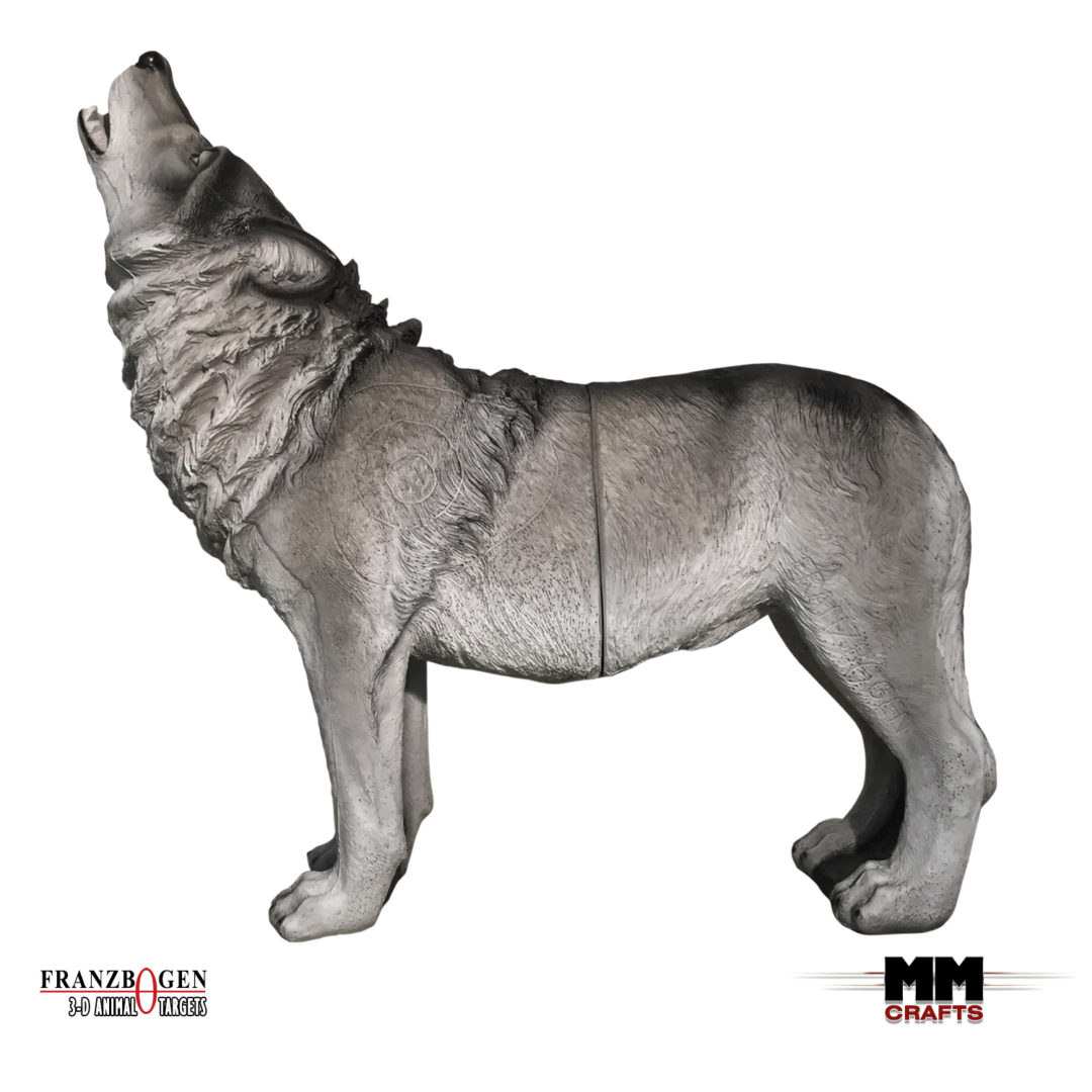 Franzbogen 3D Target Wolf, heulend - MMCRAFTS